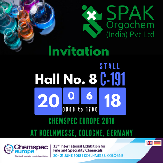ChemSpec Cologne, Germany 2018 - SPAK Orgochem
